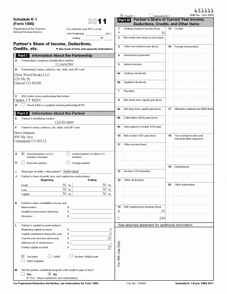 How to fill out an LLC 1065 IRS Tax form