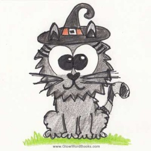 Kids Black Cat Halloween Riddle